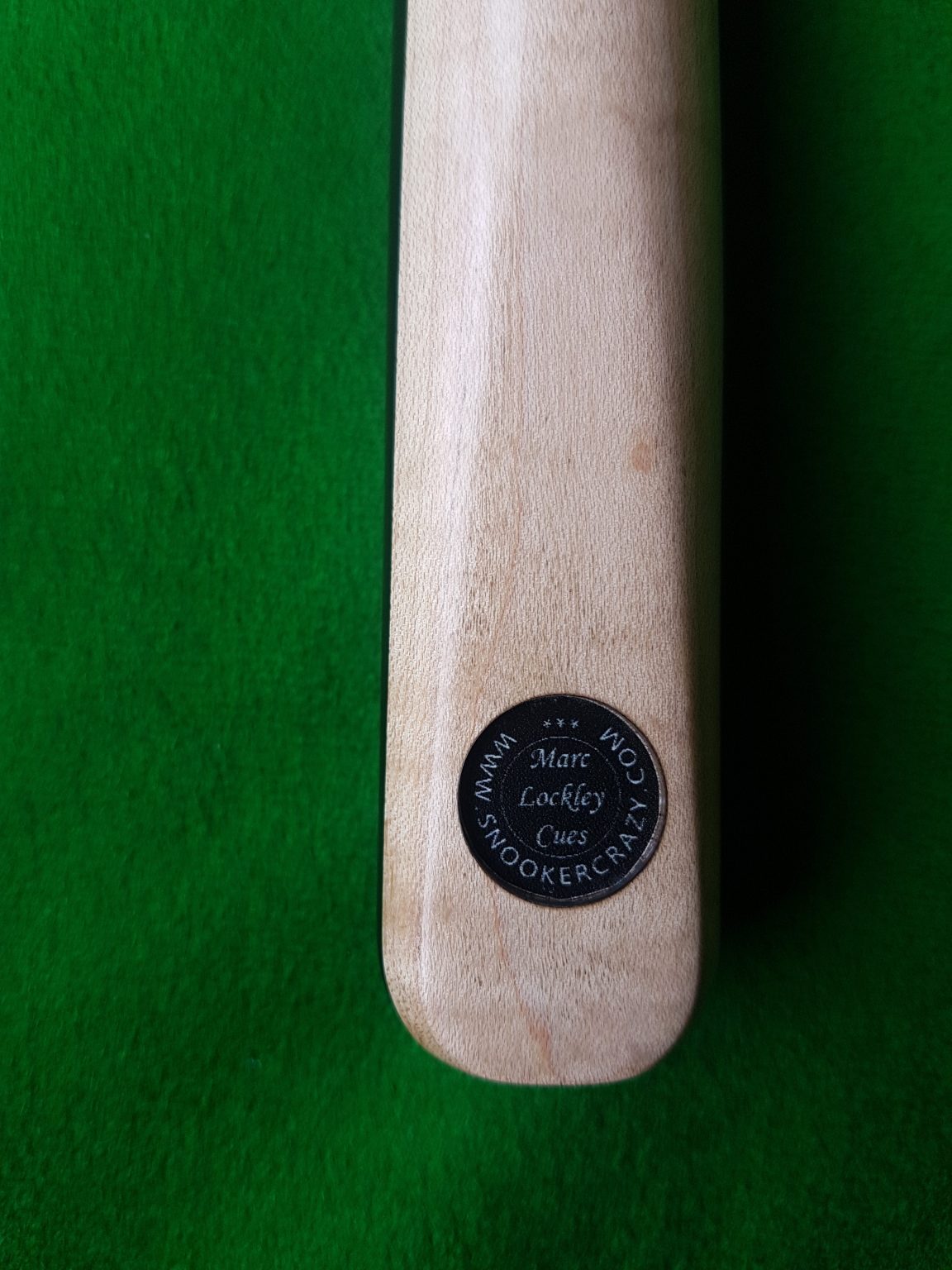 57" 8.75mm Three Quarter Ebony Maple Pool Cue | £263.00 - Handmade ...