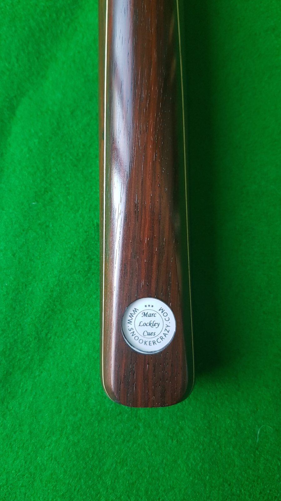 58" 9.5mm Three Quarter Cocobolo Ebony Snooker Cue | £299.00 - Handmade ...