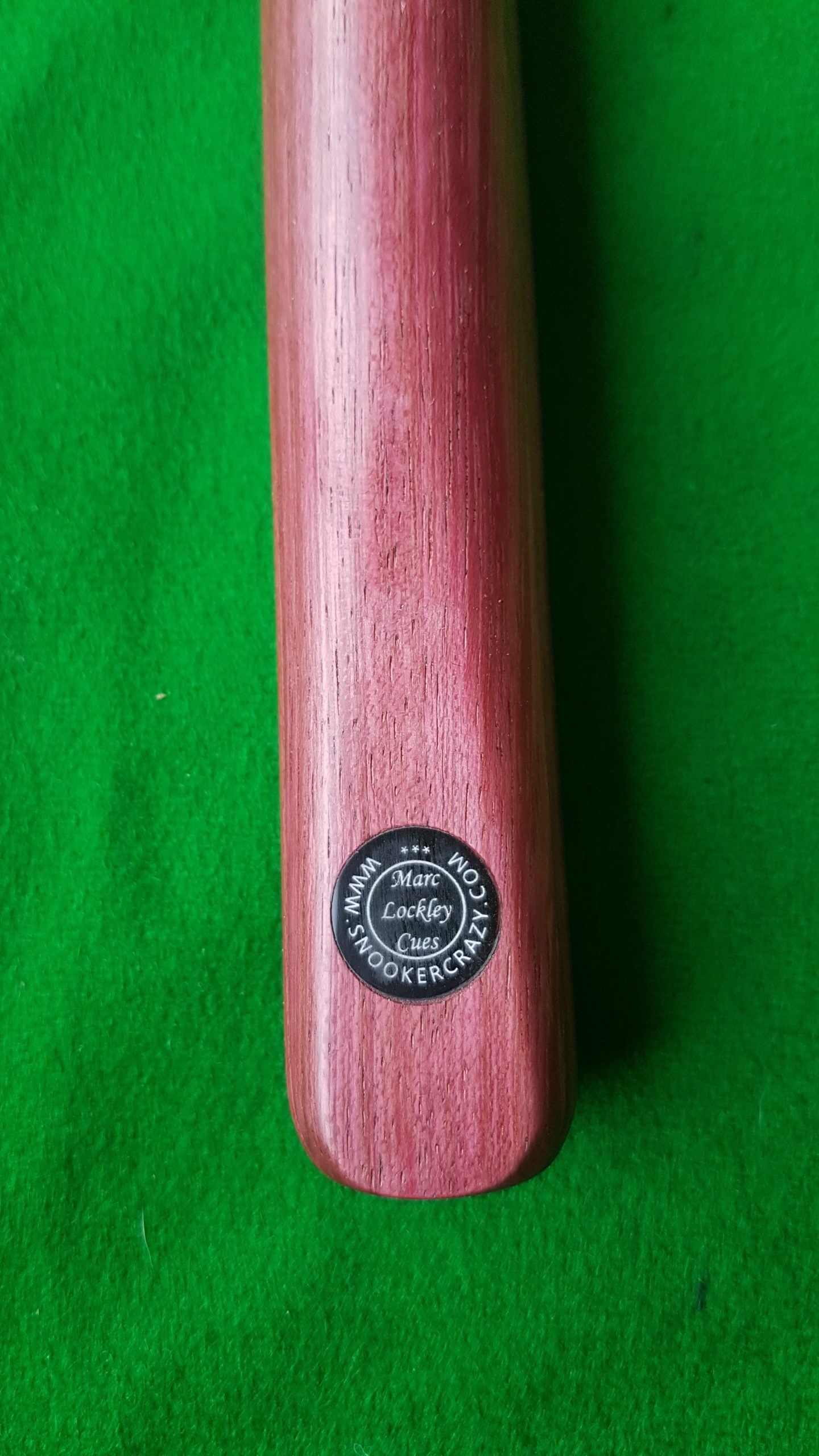 57" 9.75mm One Piece Purple Heart Snooker Cue | £279.00 - Handmade ...