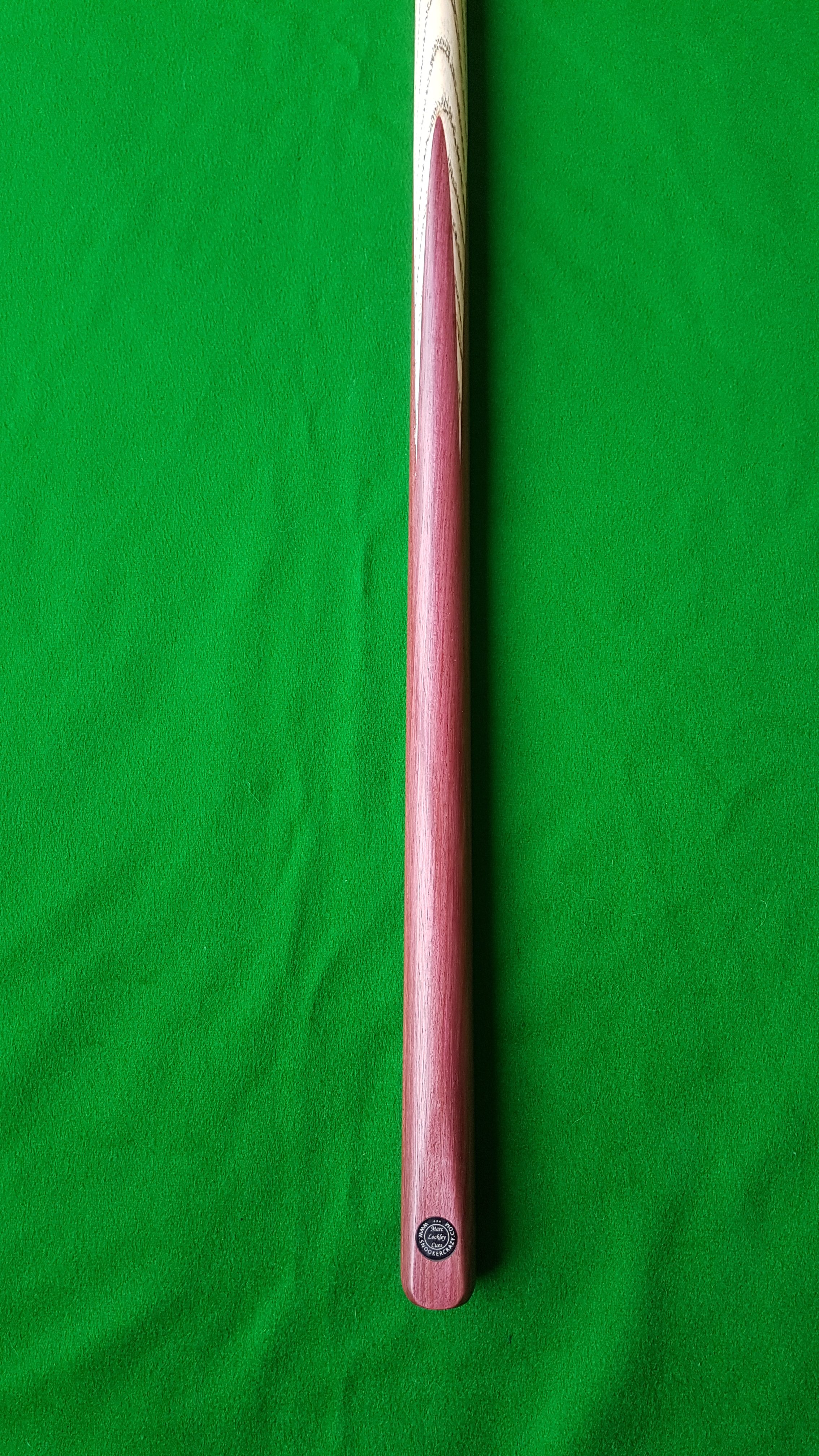 57" 9.75mm One Piece Purple Heart Snooker Cue | £279.00 - Handmade ...