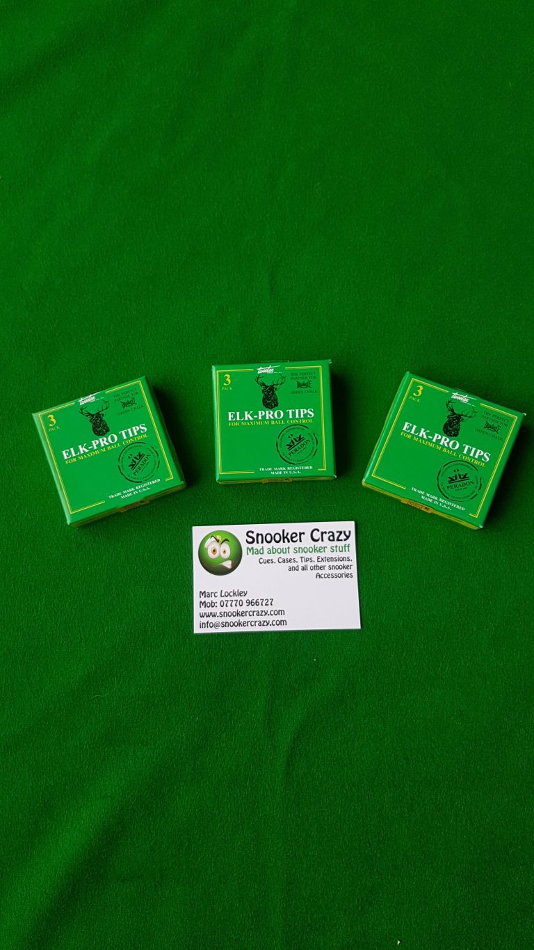 Elk Pro Snooker Cue Tips - Hard - Handmade Snooker Cues | Pool Cues ...