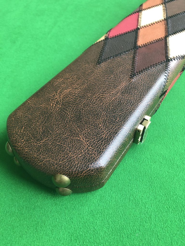1 Piece 3 Channel Wide Diamond Patterned Cue Case - Handmade Snooker ...